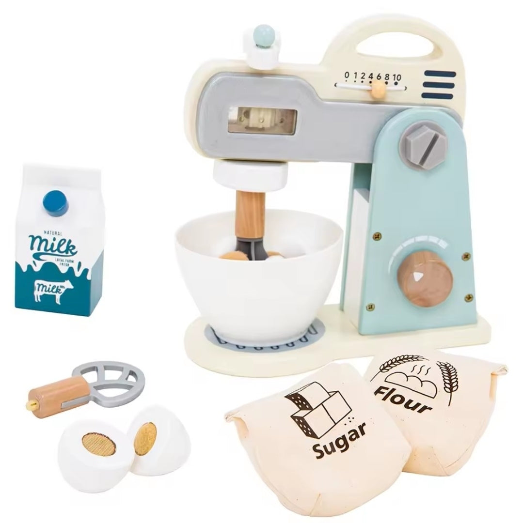 Wooden cake mixer 10pcs set – Sprout & Bamboo